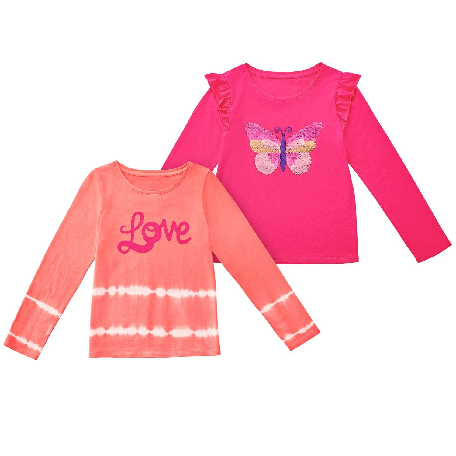 Member's Mark Girls' 2pk Embellished Tee - Samsclub.com