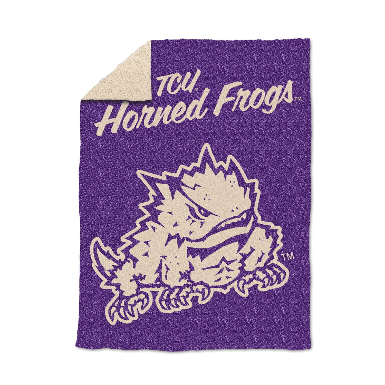 Logo Brands TCU Horned Frogs Luxe Dreams Throw, 60" x 80" - Samsclub.com