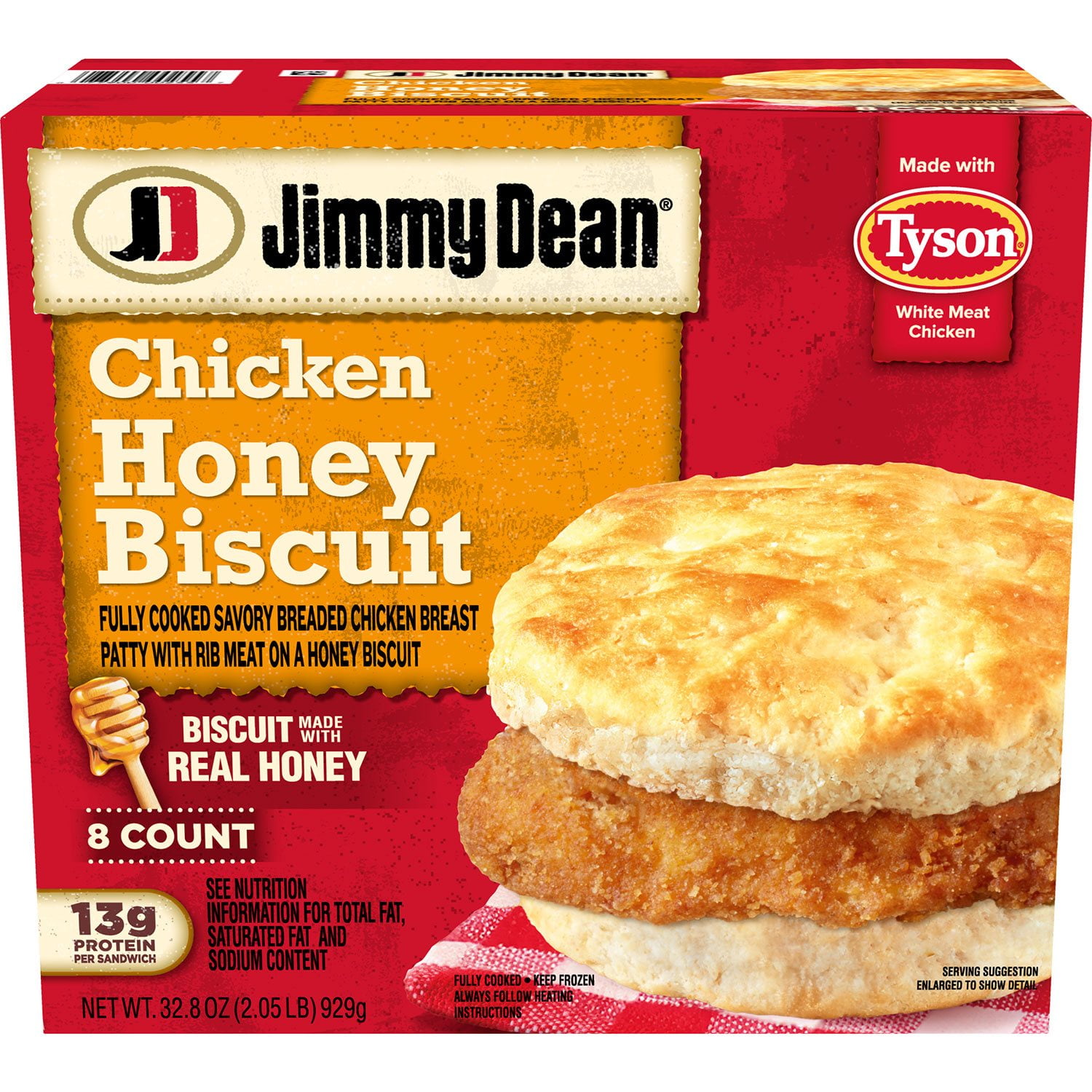 Jimmy Dean Crispy Chicken Honey Biscuit, 8 ct. - Samsclub.com