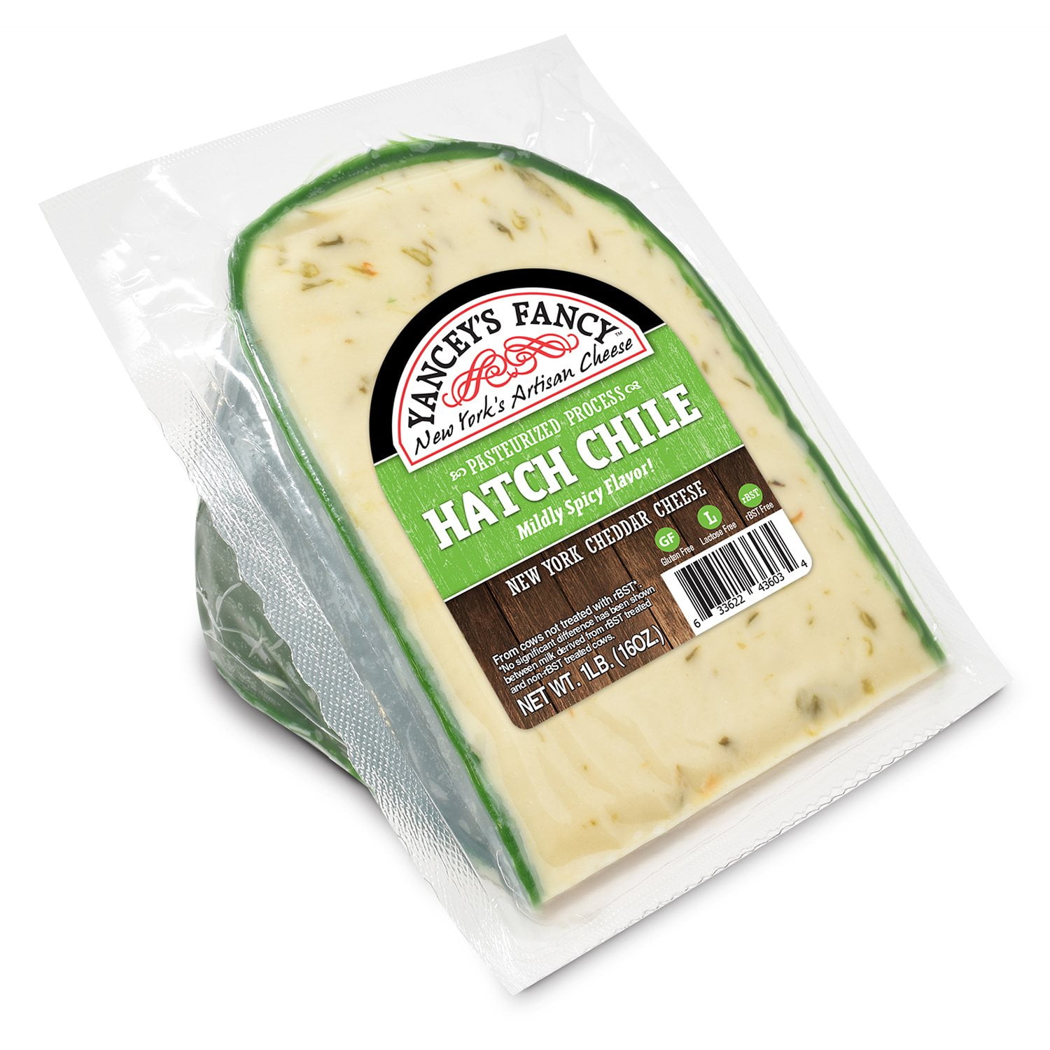 Yancey's Fancy Aged Cheddar Cheese, Zesty Hatch Chile 16 oz. - Samsclub.com