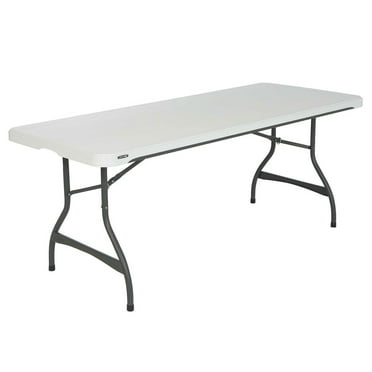 Lifetime 6' Commercial Grade Stacking Folding Table, Assorted Colors ...