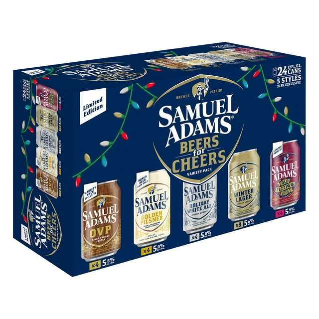 Samuel Adams Winter Break Ale and Lager Beer Variety Pack, 12 fl. oz ...