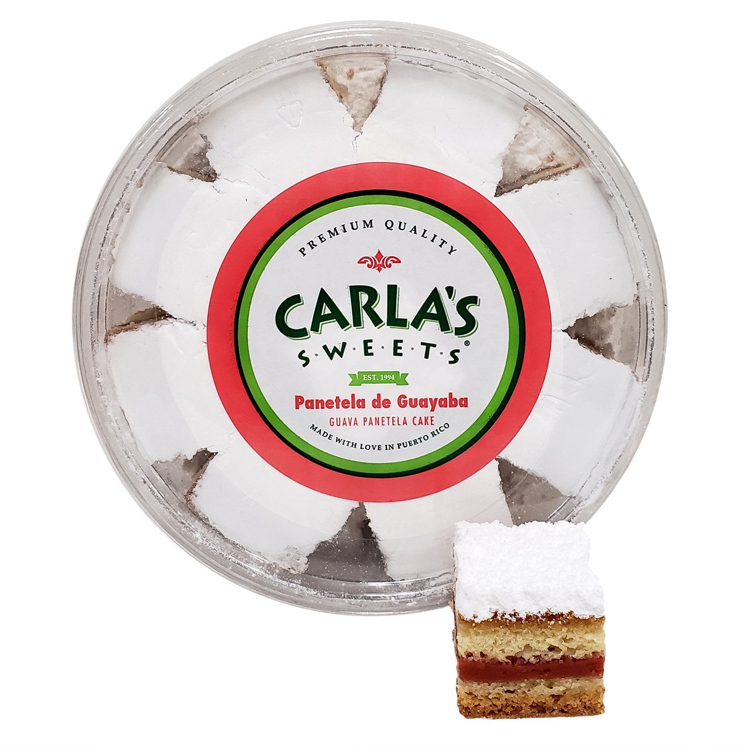 Carla's Sweets Panetela with Guava Cake 22 oz. - Samsclub.com