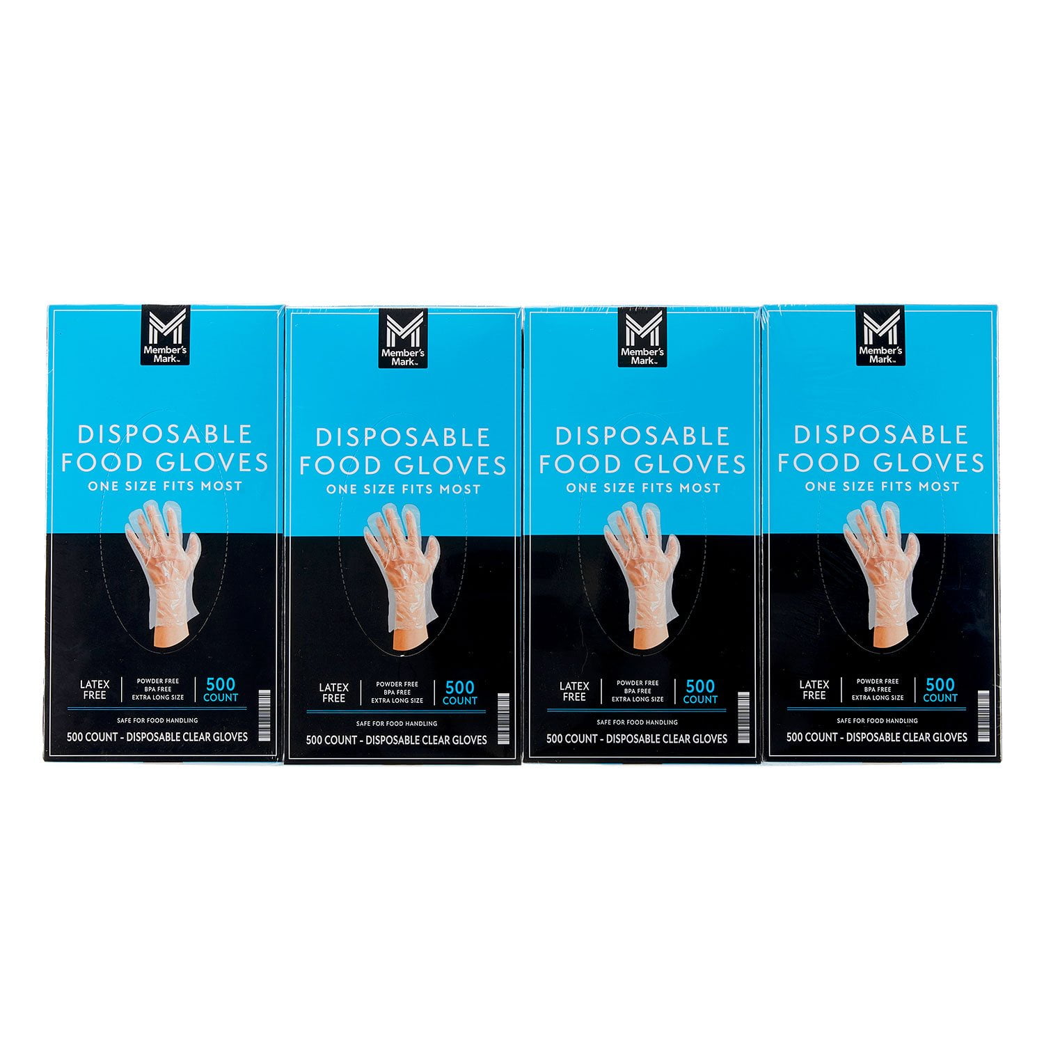 Member's Mark Disposable Food Gloves, 500 ct., 4 pk. - Samsclub.com
