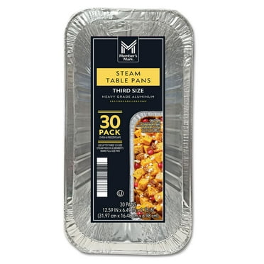 Member's Mark Full Size Aluminum Steam Table Pans, 18 ct. - Samsclub.com