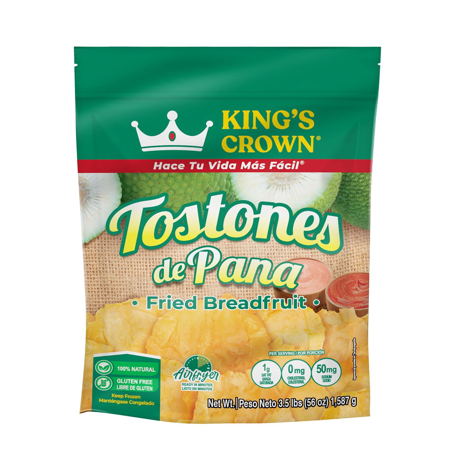 King's Crown Tostones de Pana, Frozen, 3.5 lbs - Samsclub.com