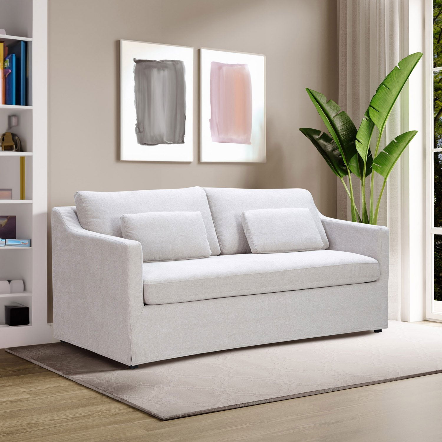 Studio Living Raymond Fabric Sofa, Oatmeal - Samsclub.com