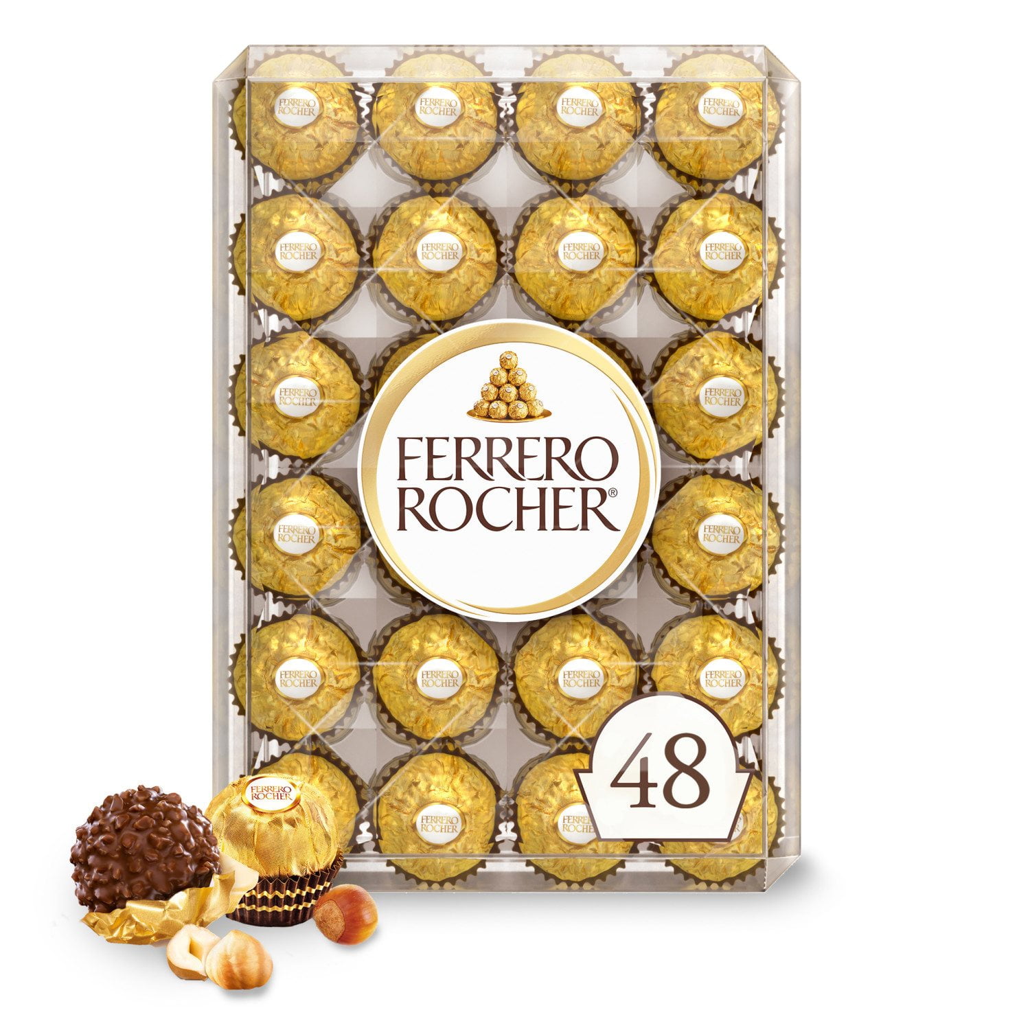 Ferrero Rocher Premium Milk Chocolate Hazelnut, 48 ct. - Samsclub.com