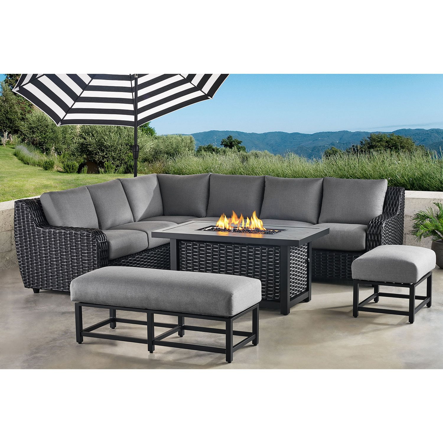 Member's Mark Athena Sectional with Sunbrella Fabric, 7pc - Samsclub.com