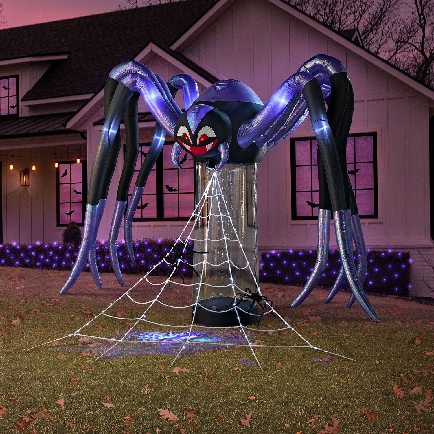 Member‘s Mark 9' Pre-Lit Airblown Inflatable Spider - Samsclub.com