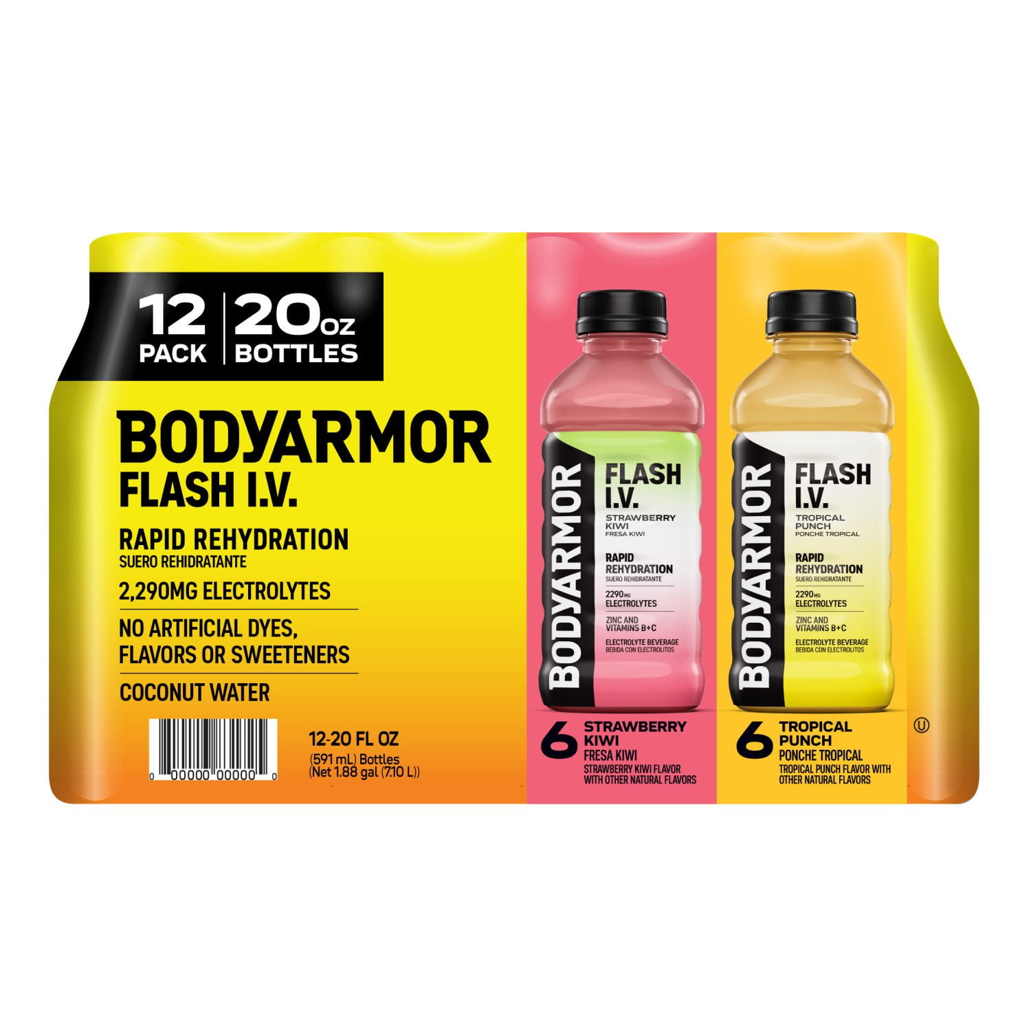 BODYARMOR Flash IV Sports Drink Variety Pack 20 fl. oz., 12 pk ...
