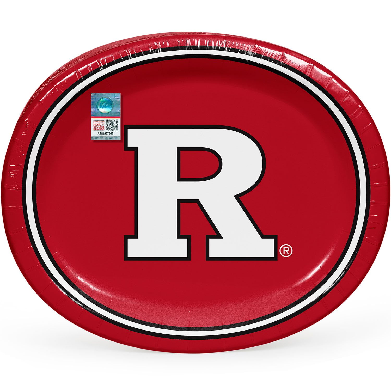 NCAA Oval Paper Plates, 10" x 12", 50 ct., Choose Team - Samsclub.com