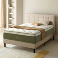 ZINUS Night Therapy 14” Cooling Hybrid Mattress Set With Antimicrobial ...