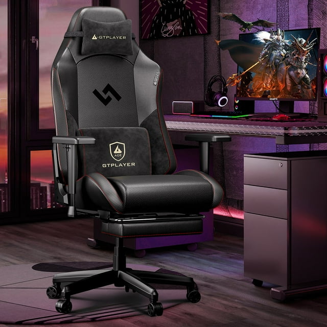 GTPLAYER Ace Mars Series Fabric Ergonomic Gaming Chair, Assorted Colors ...