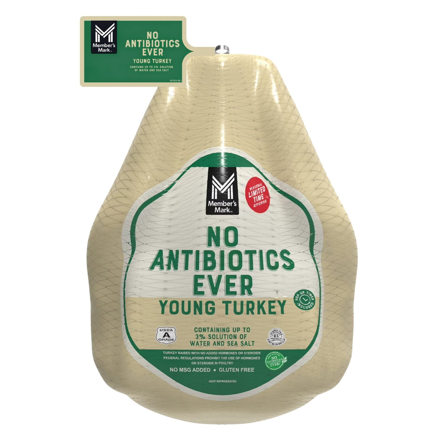 Member's Mark Whole Raw Turkey, choose size - Samsclub.com