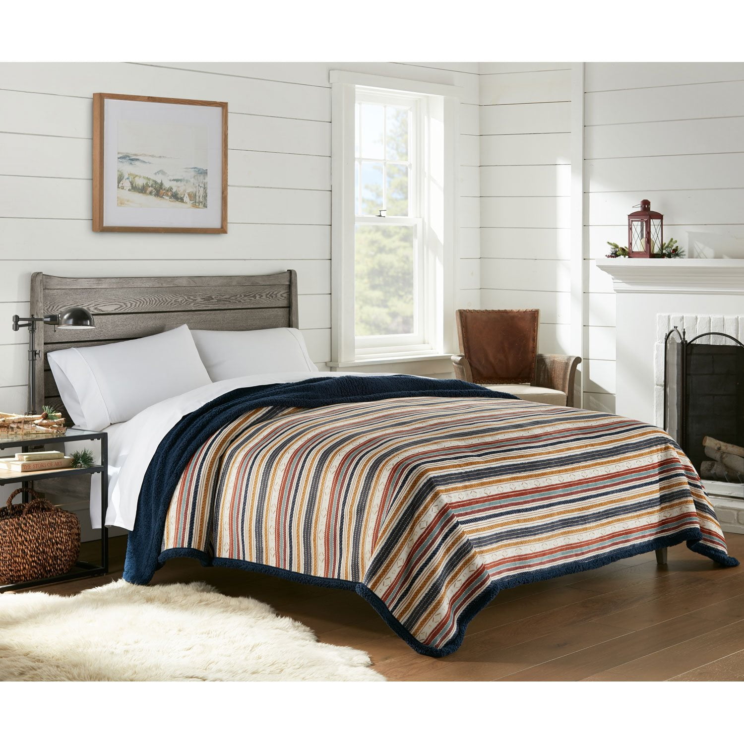Member's Mark Plush Sherpa Blanket, Assorted Styles - Samsclub.com