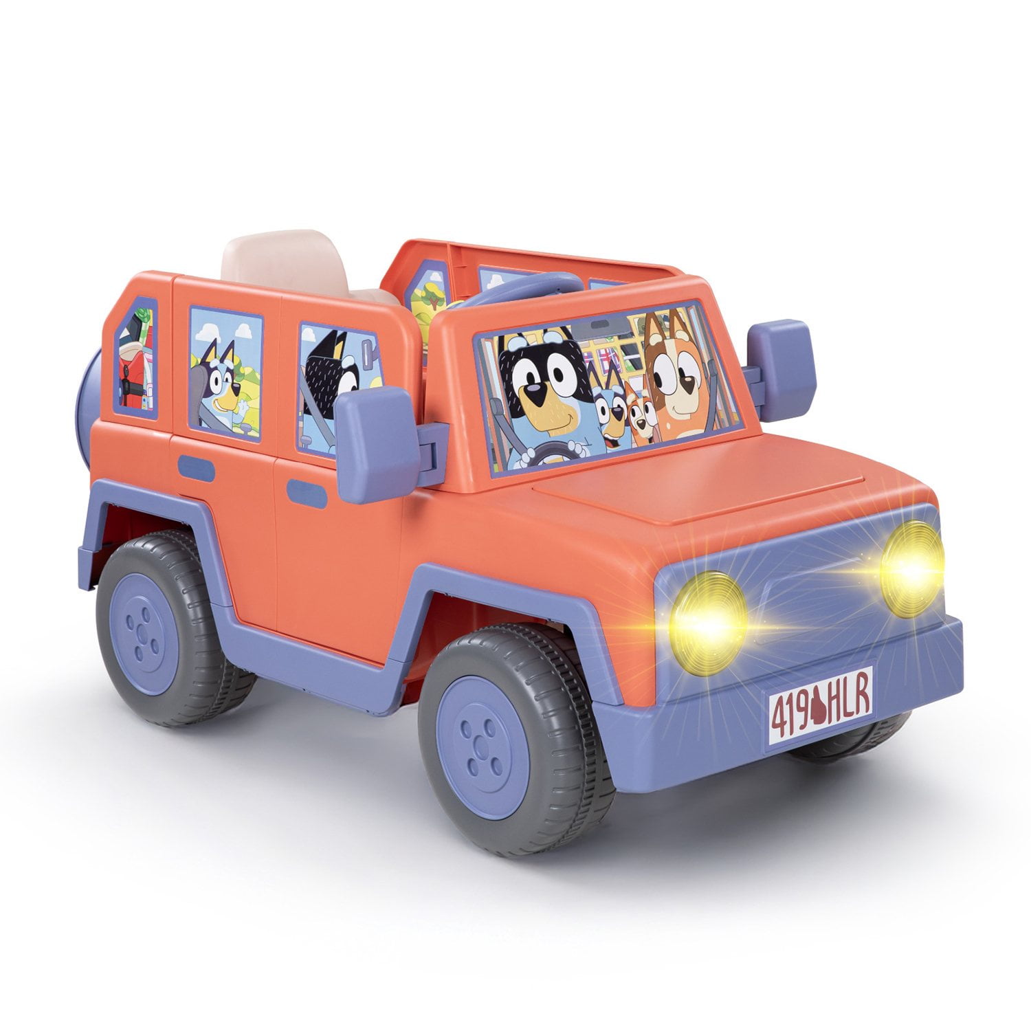 Bluey Heeler Family Vehicle 12-Volt Battery Powered Ride-On - Samsclub.com
