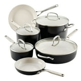 KitchenAid 10-Piece Hard Anodized Ceramic Nonstick Cookware Set ...