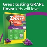 Children's Zyrtec Chewables, Dye-Free, Grape Flavor, 72 ct. - Samsclub.com