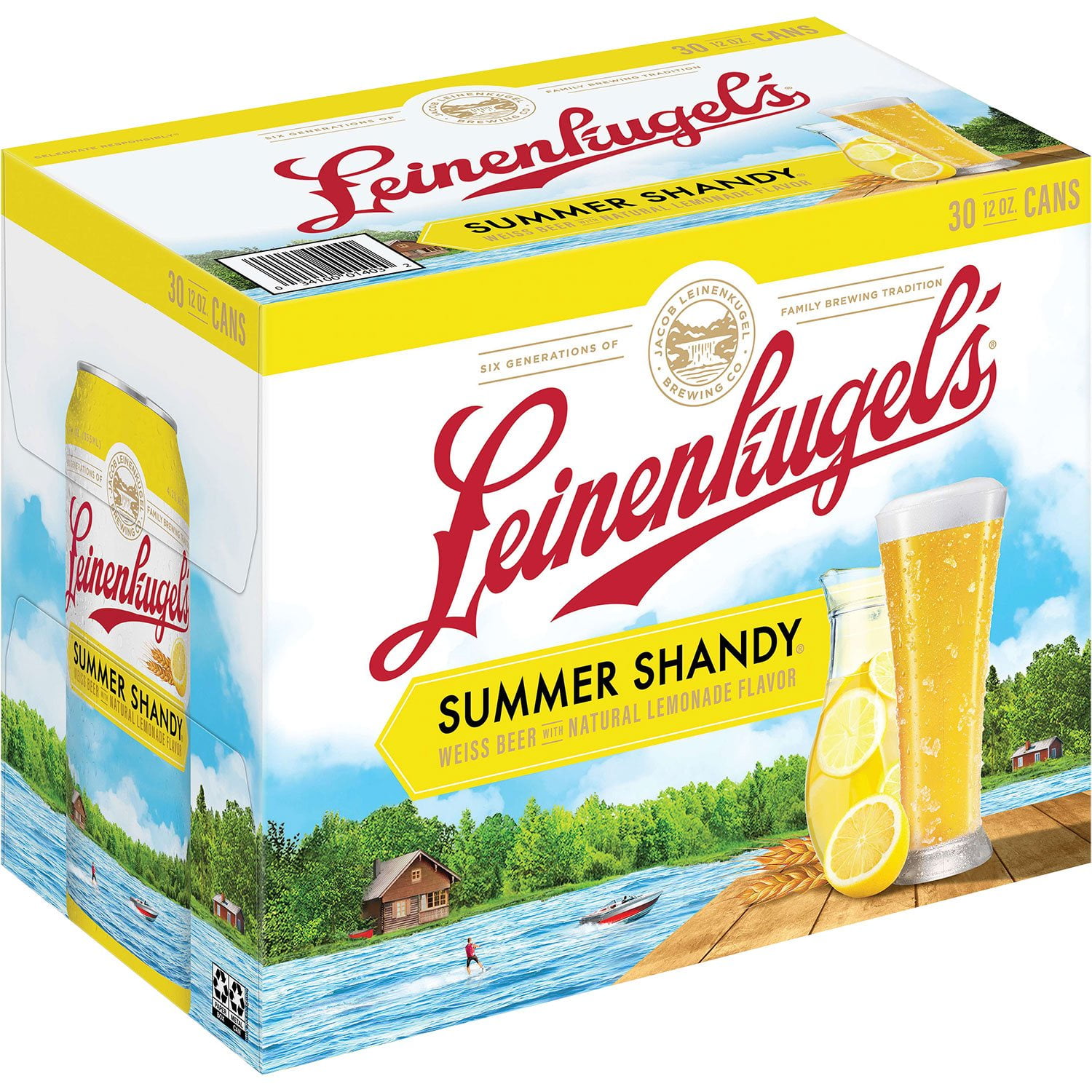 Leinenkugel's Summer Shandy Craft Lager Beer, 12 fl. oz. can, 30 pk ...
