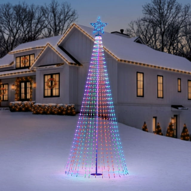 Member's Mark 12' Pre-Lit Multicolor Lightshow Tree - Samsclub.com