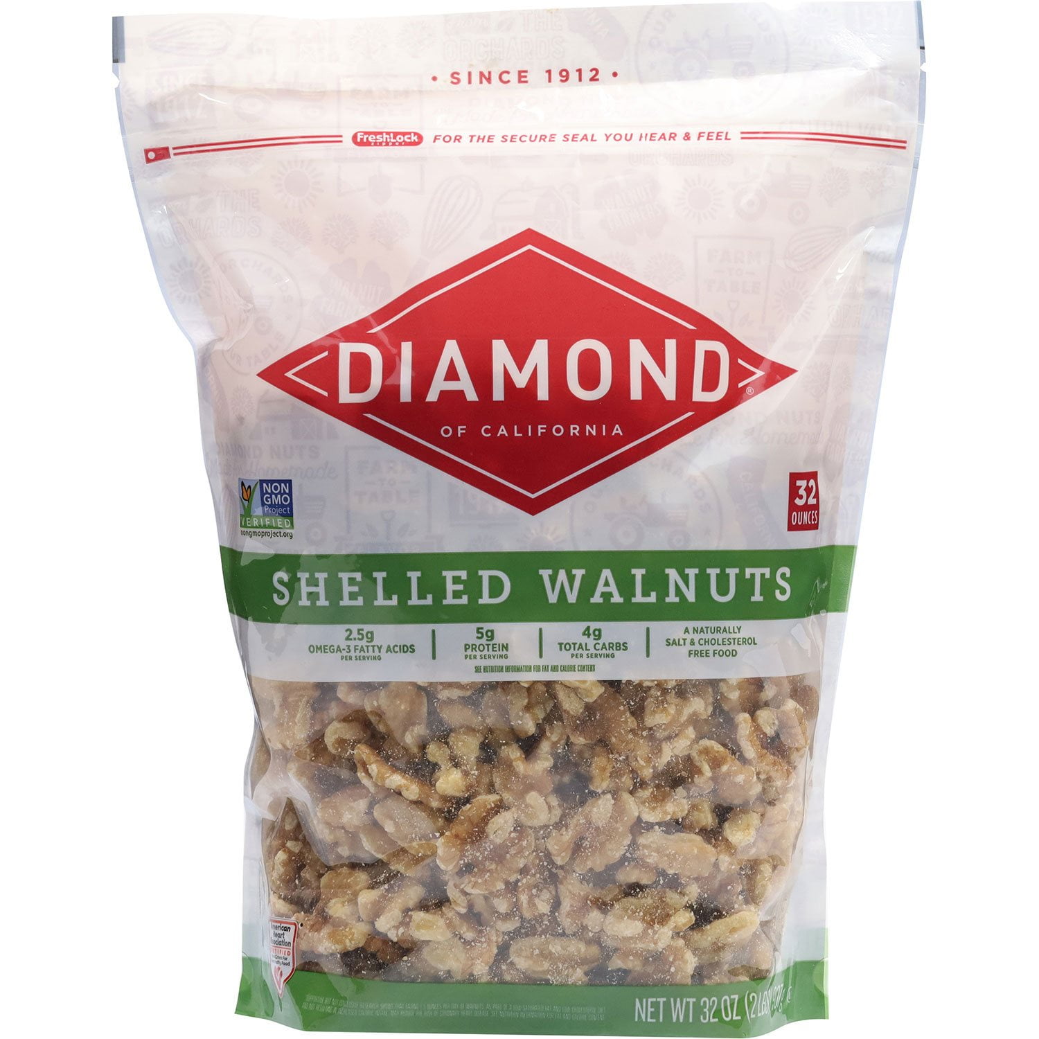 Diamond Shelled Walnuts, 32 oz. - Samsclub.com