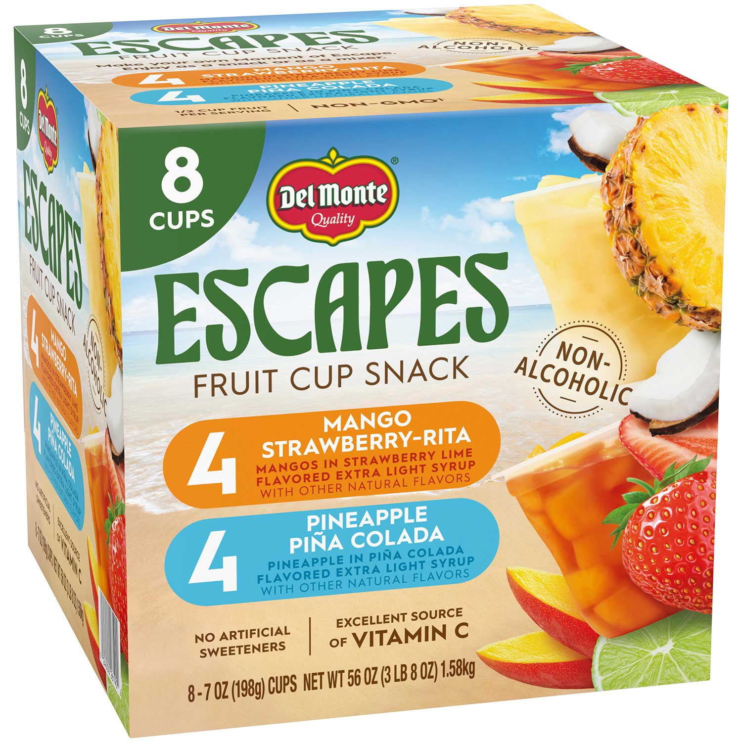 Del Monte Escapes Fruit Cups, Variety Pack, 7 oz., 8 pk. - Samsclub.com