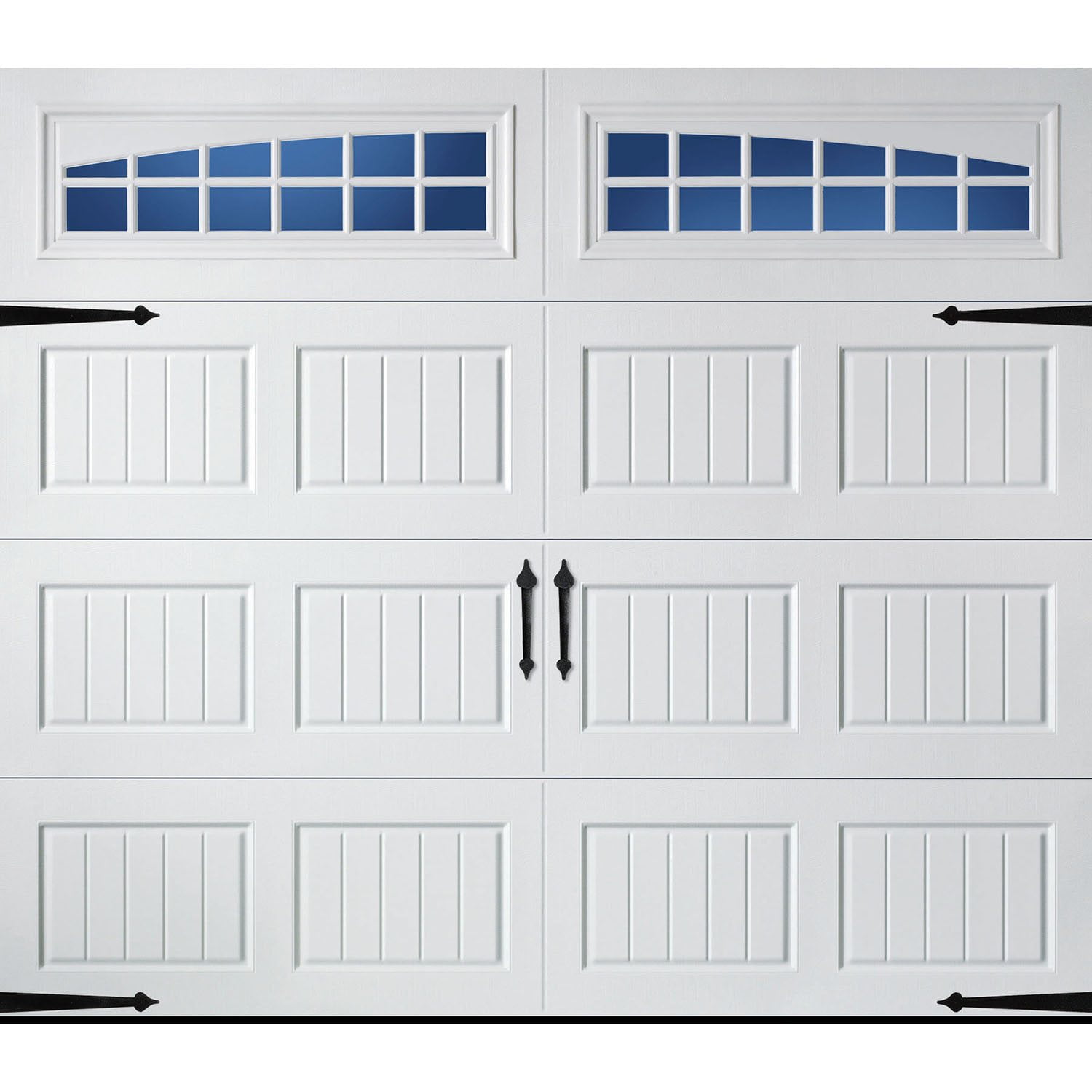 Amarr Hillcrest 2000 White Carriage House Garage Door (Multiple Options ...