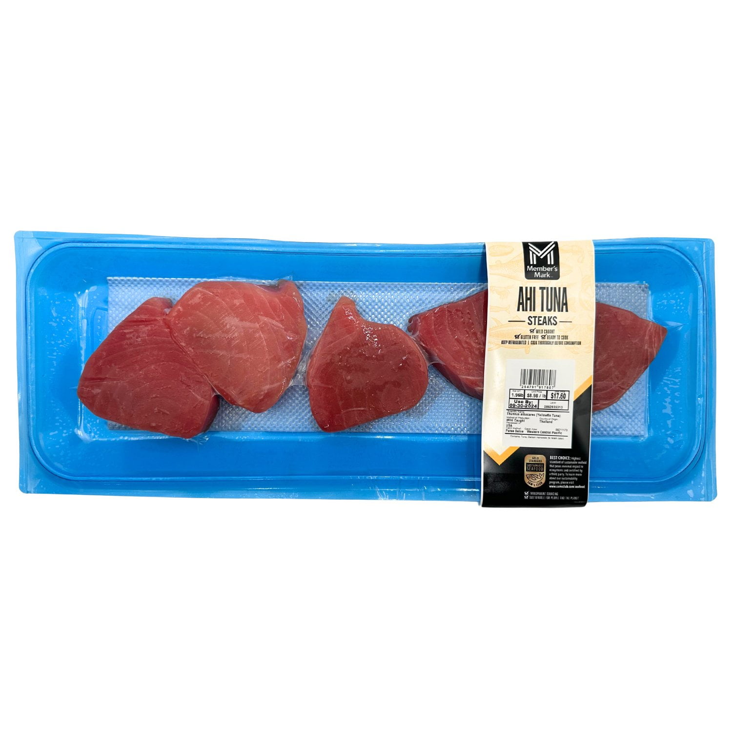 Member's Mark Wild Caught Yellowfin Ahi Tuna, priced per pound ...