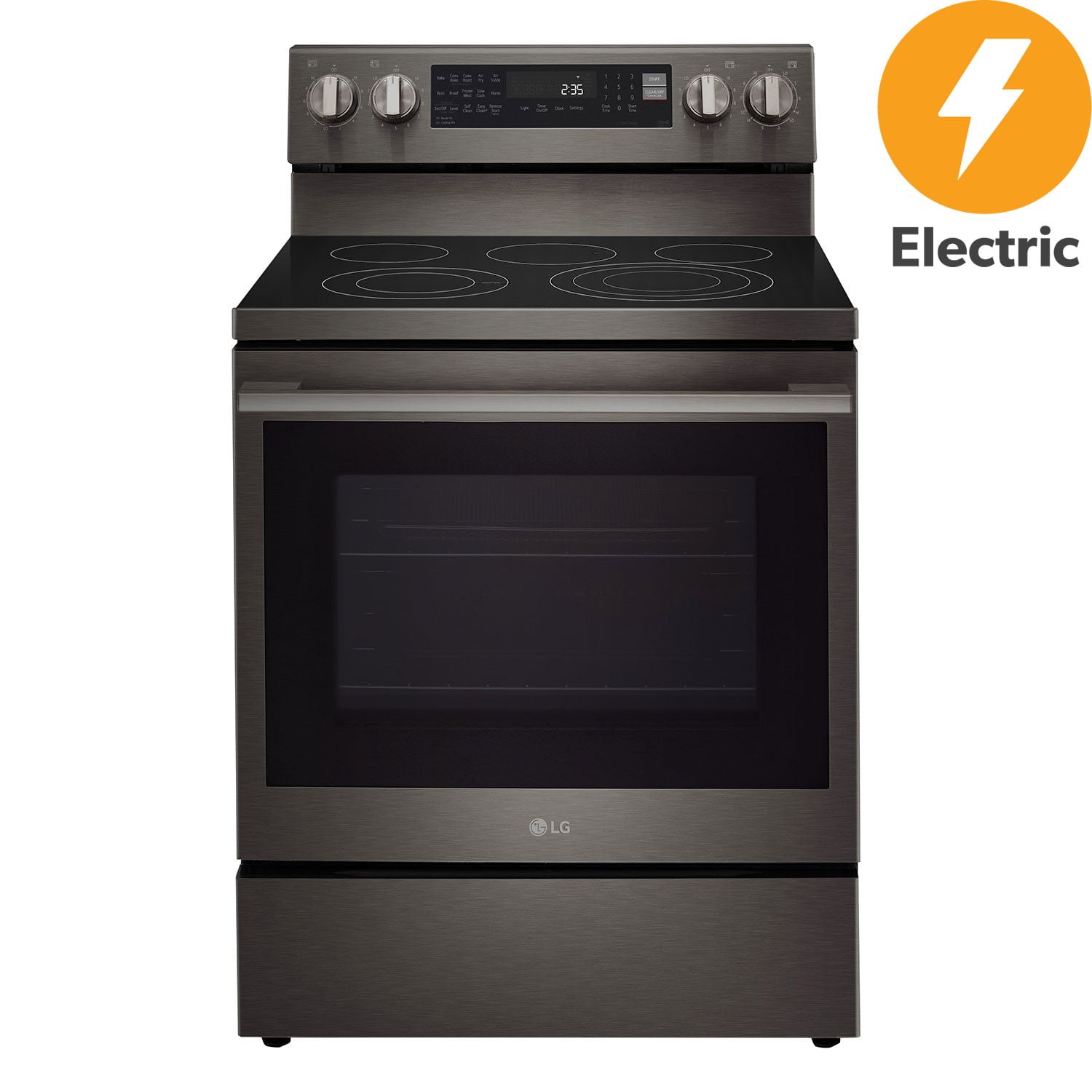 LG 6.3 cu. ft. Electric Single Oven Free-Standing Range with New Handle ...