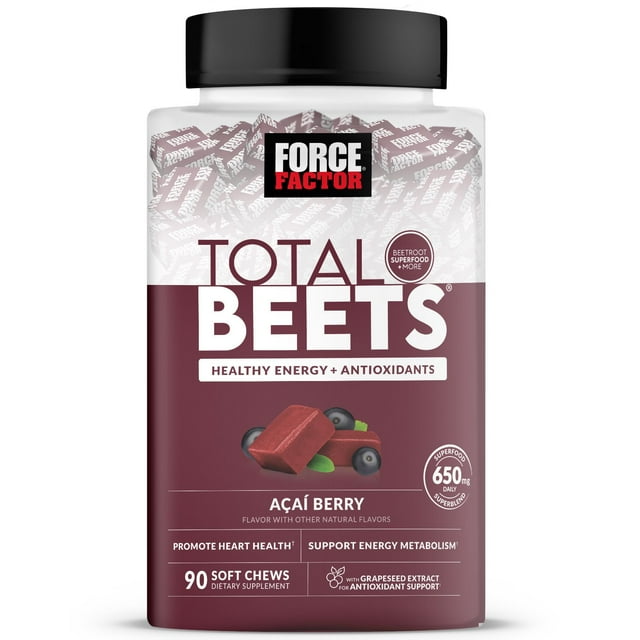 Force Factor Total Beets Soft Chews, Açai Berry, 90 ct. - Samsclub.com