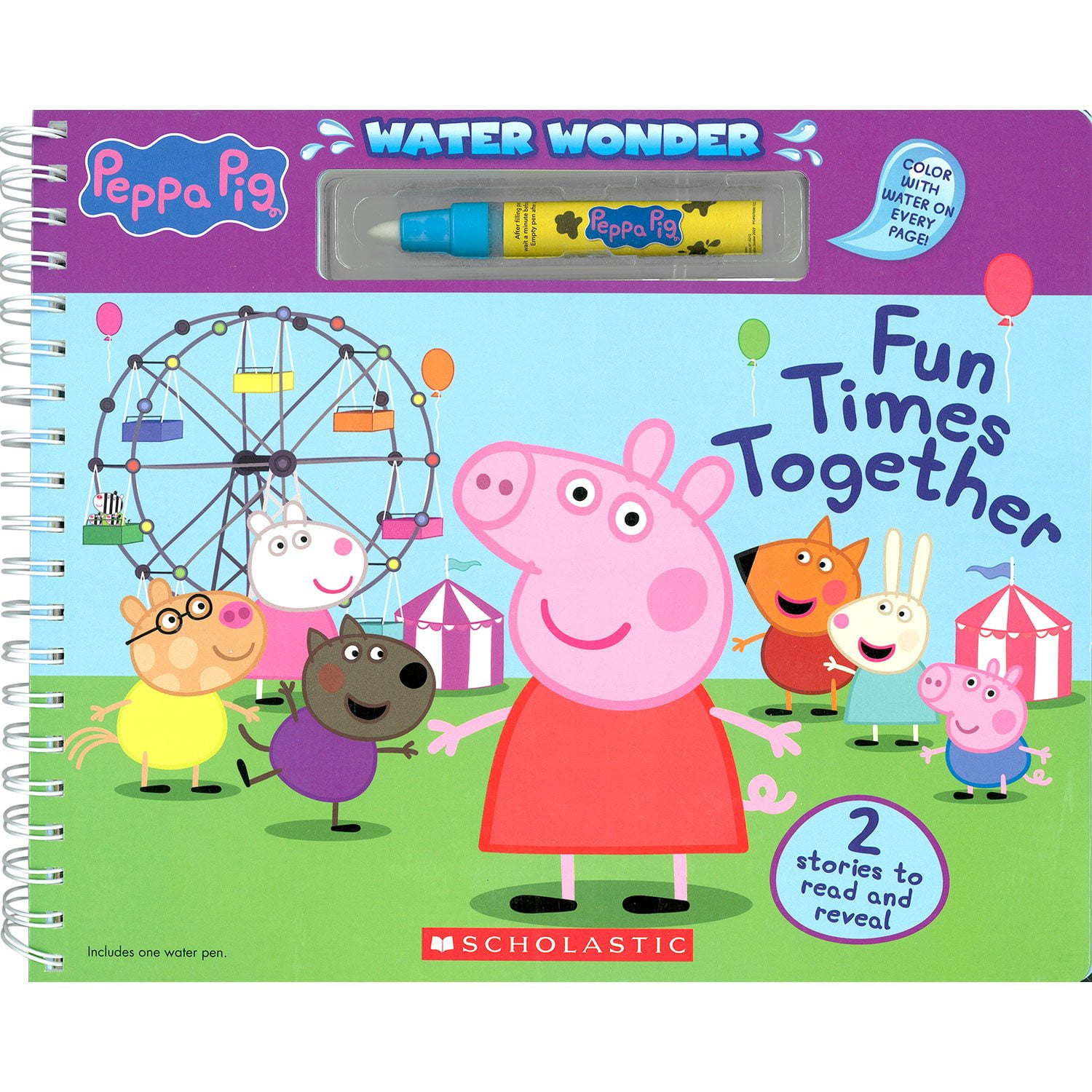 Sam's Exclusive - Peppa Pig Fun Times Together Water Wonder, Board Book ...