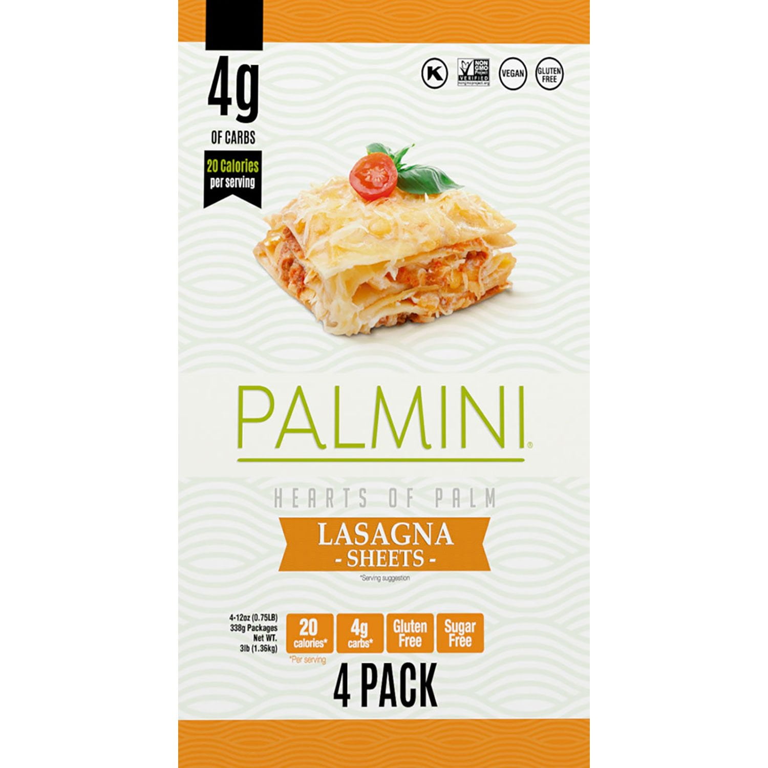 Palmini Hearts of Palm Lasagna Sheets 12 oz., 4 pk. - Samsclub.com