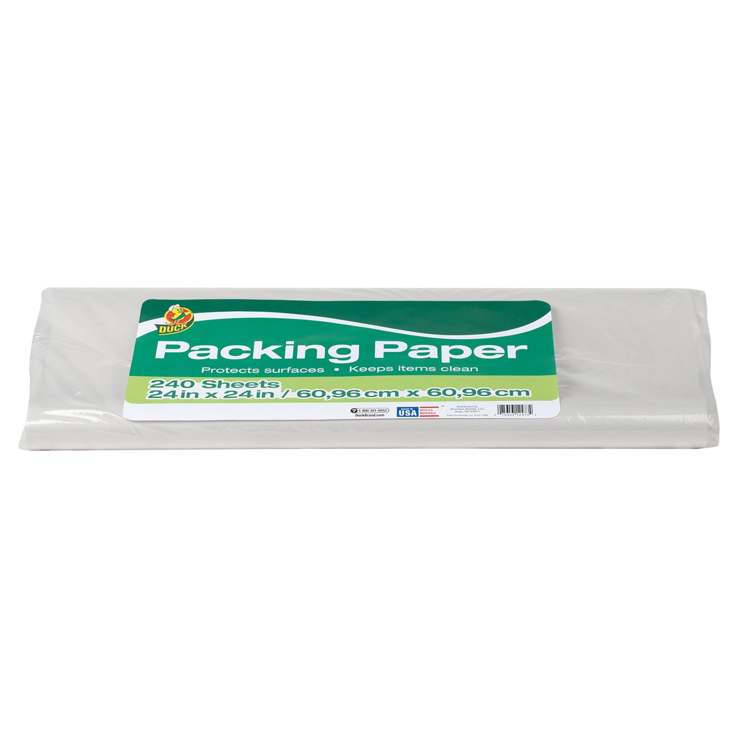 Duck Brand Packing Paper, White, 24 in. x 24 in., 240 Sheets - Samsclub.com