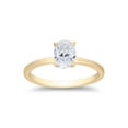 Oval Cut Solitaire Diamond Ring in 18K Gold - Samsclub.com