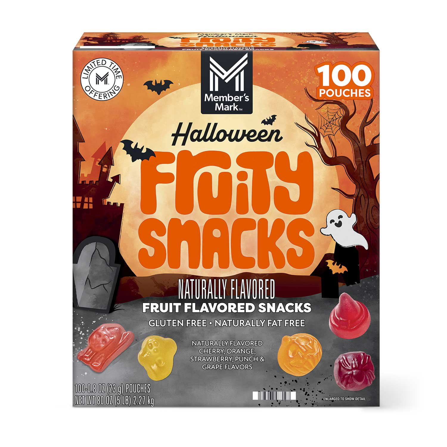 Member's Mark Halloween Snacks Variety Pack, 0.8 oz., 100 ct ...