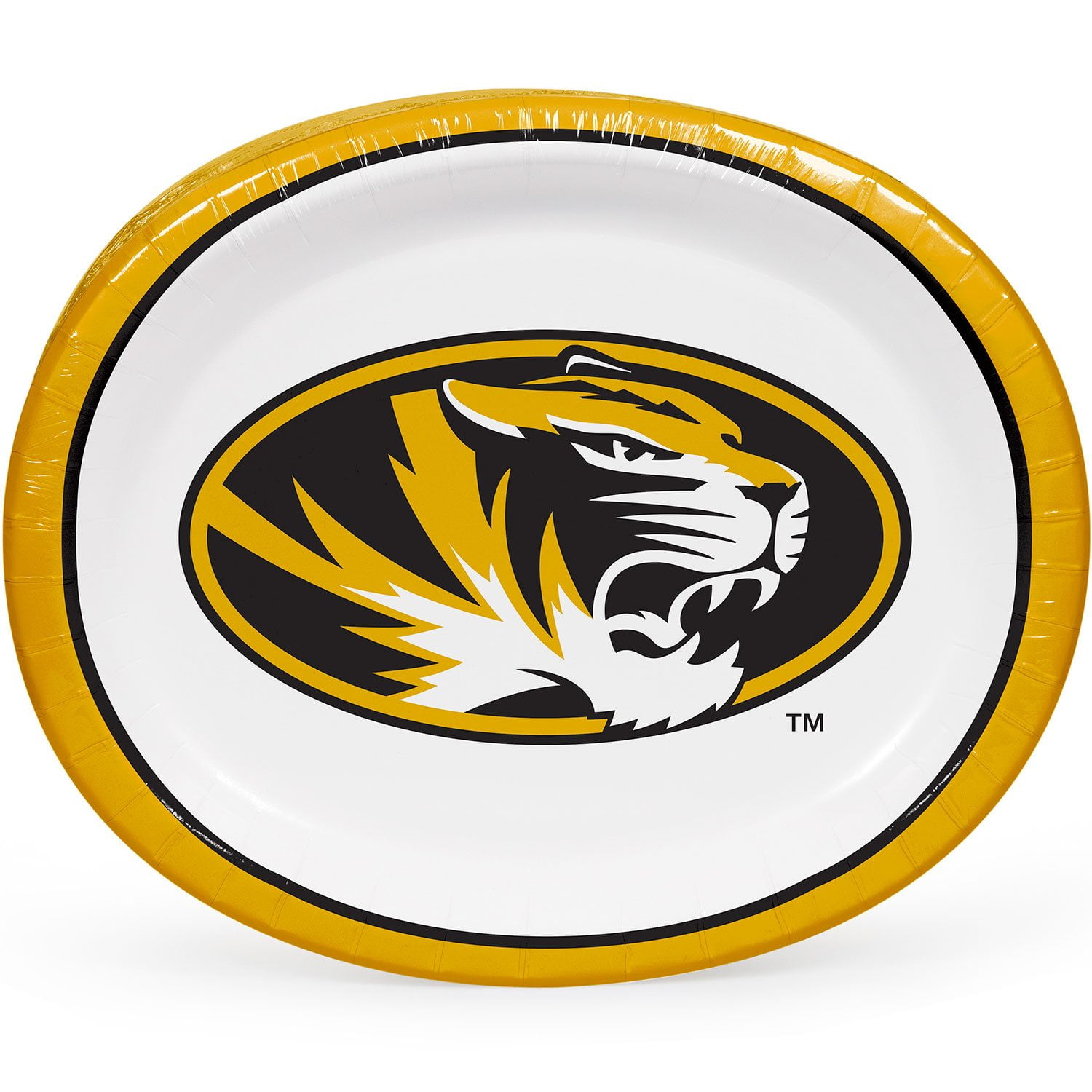 NCAA Oval Paper Plates, 10" x 12", 50 ct., Choose Team - Samsclub.com