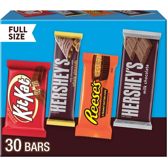 HERSHEY'S Variety Pack, Milk Chocolate Candy, 30 pk. - Samsclub.com
