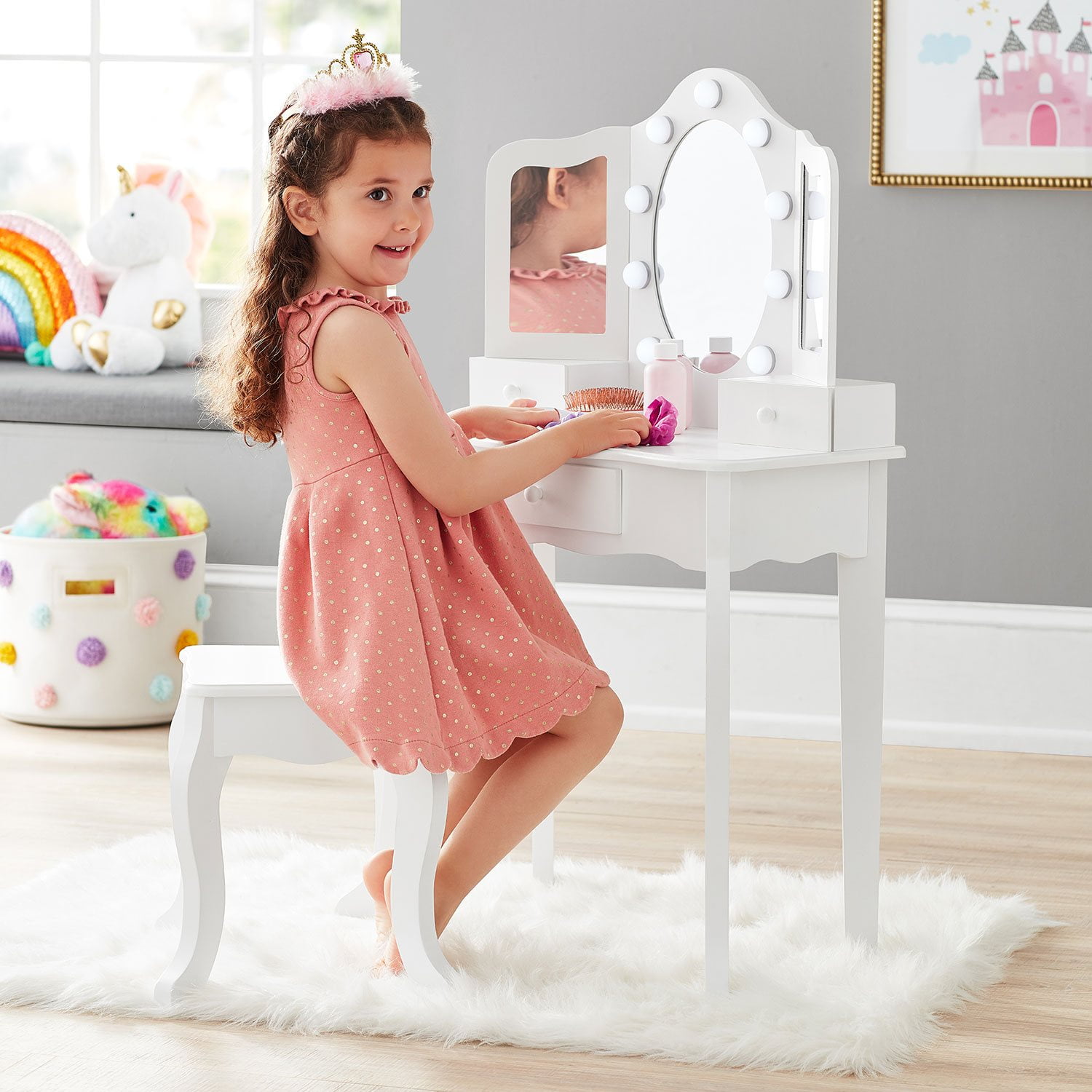 Extraordinary Member S Mark Vanity Set With Lights Instructions Images