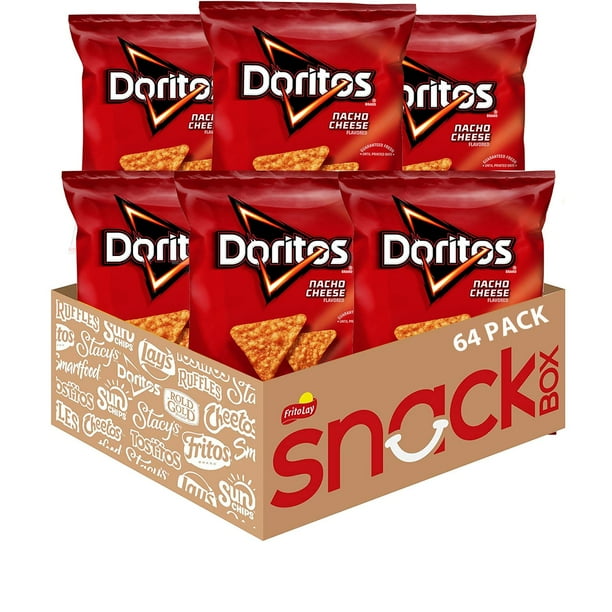 Doritos Nacho Cheese Tortilla Chips, 1.75 oz., 64 pk. - Samsclub.com