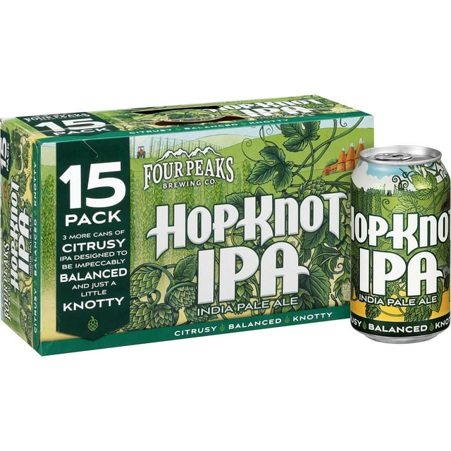 Four Peaks Hop Knot IPA Ale Beer, 12 fl. oz. can, 15 pk. - Samsclub.com