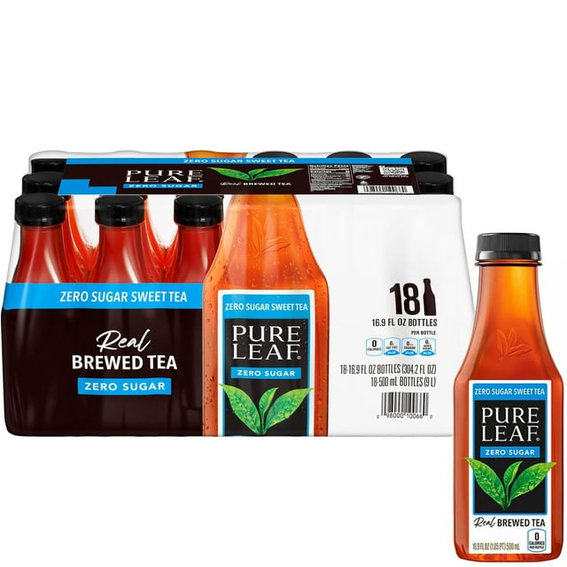 Pure Leaf Zero Sugar Real Brewed Tea Sweet Tea, 16.9 fl. oz., 18 pk ...