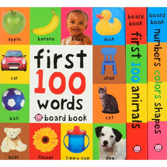 First 100 Board Book Box Set (3 books) - Samsclub.com