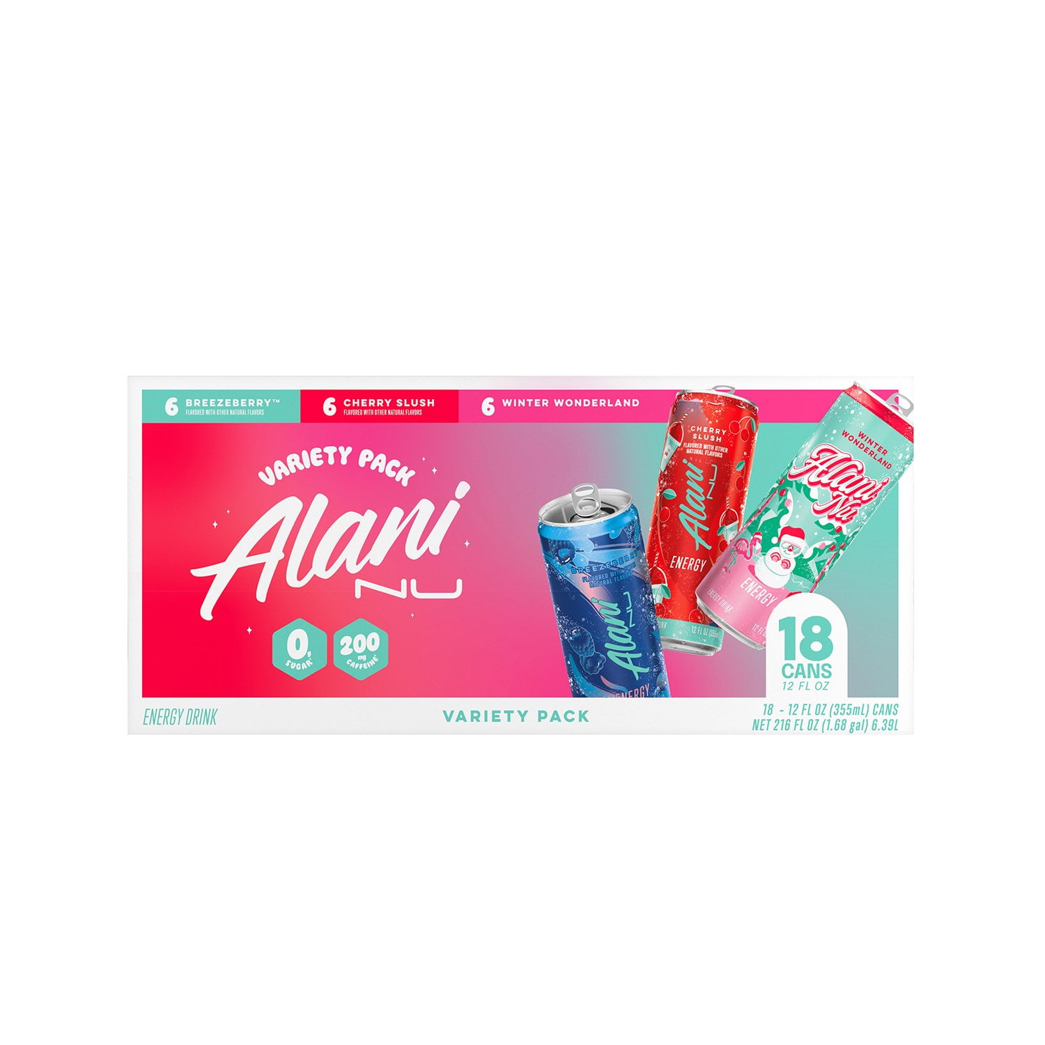 Alani Nu Energy Winter Variety Pack, 12 fl. oz., 18 pk. - Samsclub.com