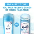 Secret Invisible Solid Antiperspirant and Deodorant, Powder Fresh, 2.1 ...