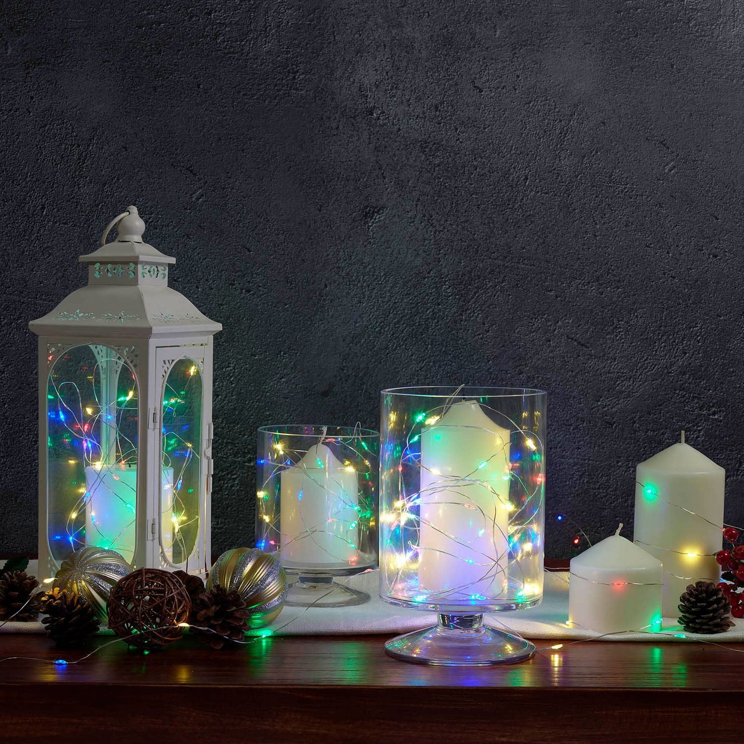 Member's Mark 60ct LED Micro Wire Lights, 19.5' Lighted Length, Set of ...