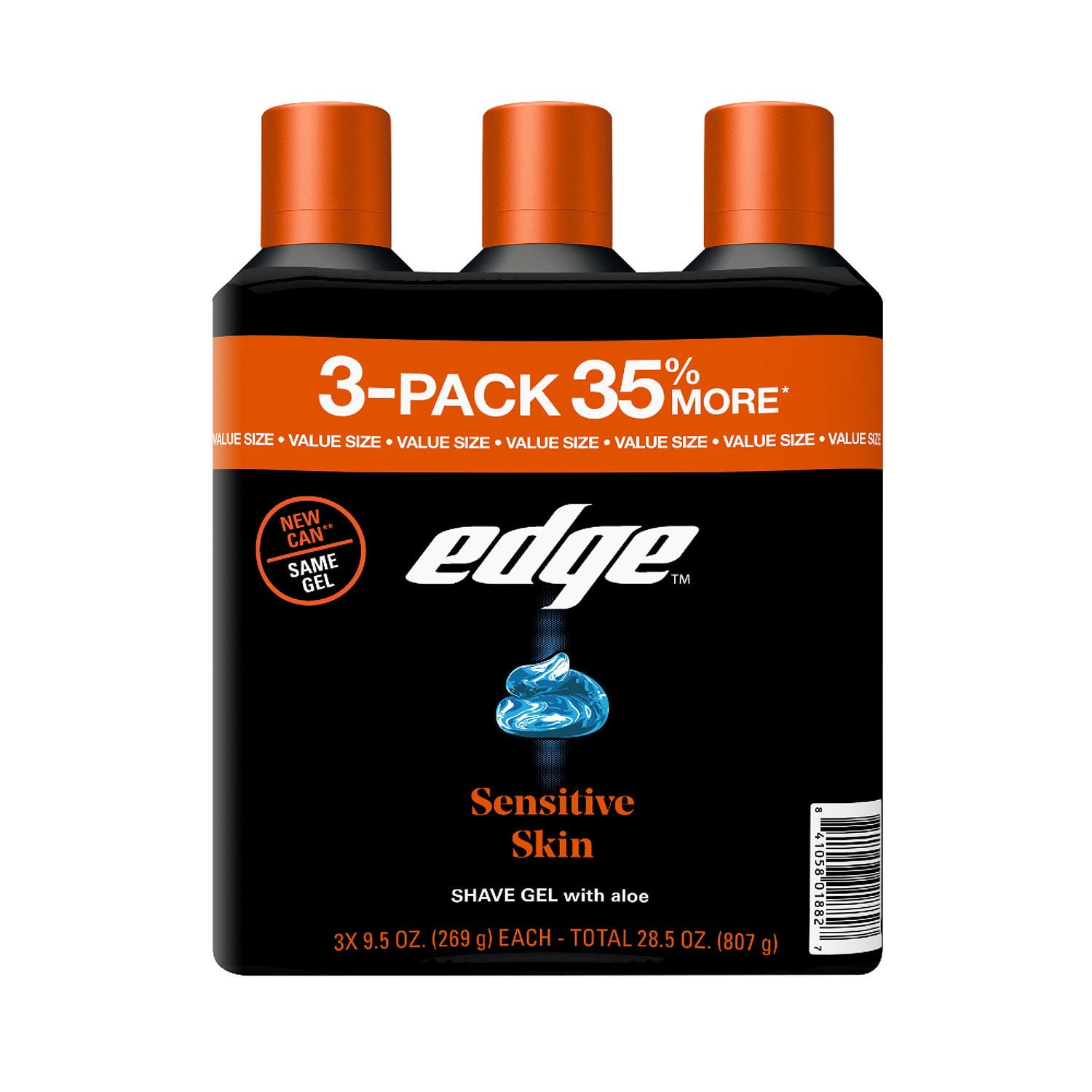 Edge Sensitive Skin Shaving Gel for Men, 9.5 oz., 3 pk. - Samsclub.com