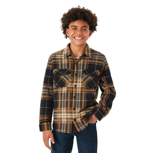 Member's Mark Boys Sherpa Lined Shacket - Samsclub.com
