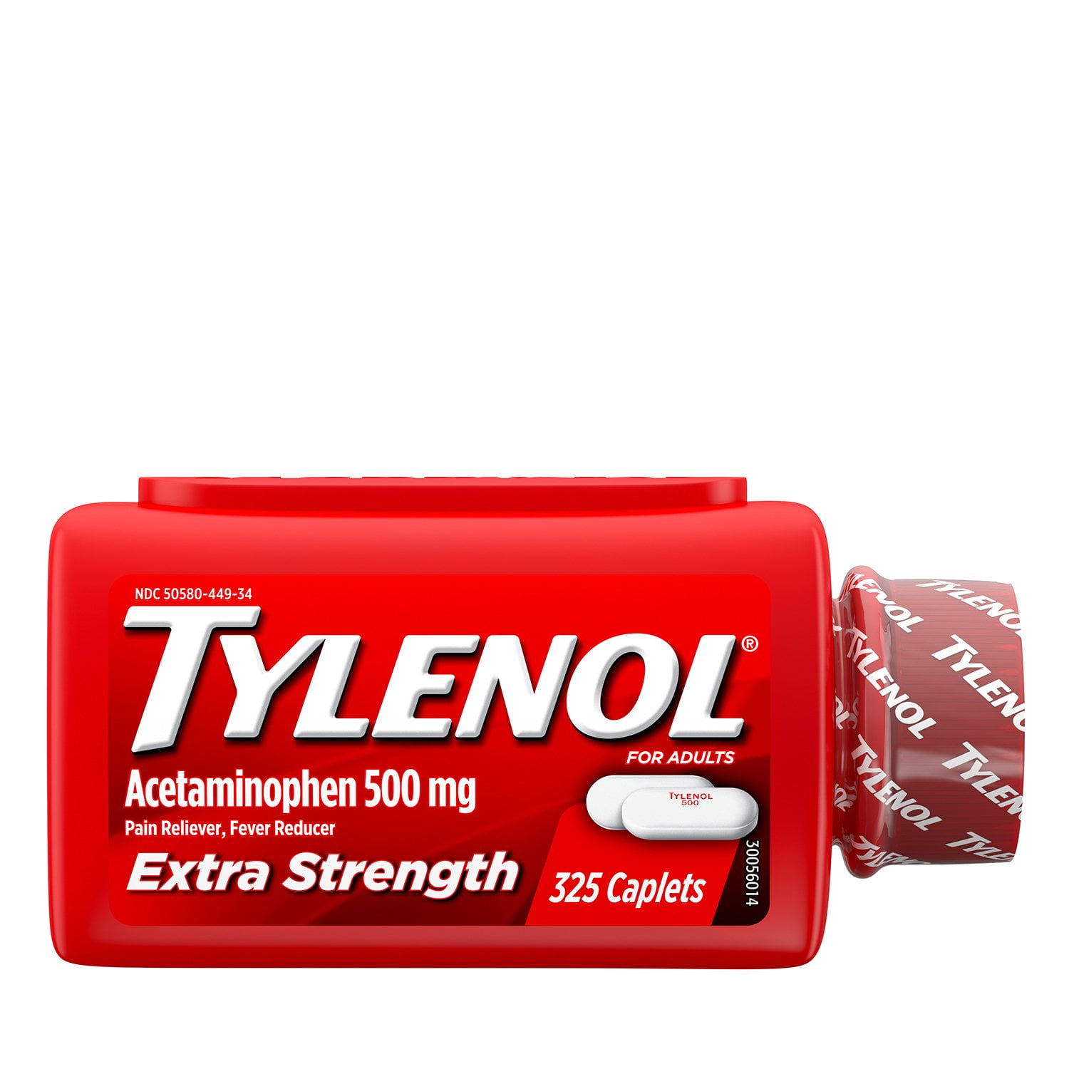 Tylenol Extra Strength Caplets, 500 mg., Acetaminophen, 325 ct ...