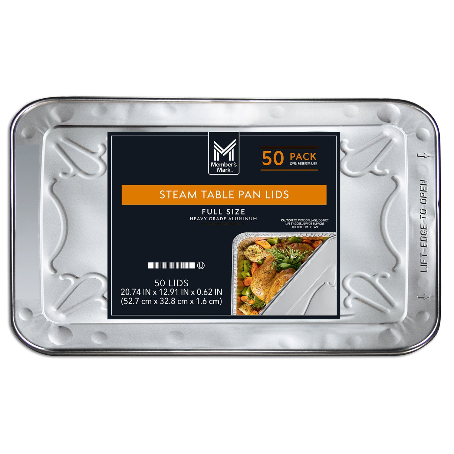 Member's Mark Aluminum Steam Table Lids, Full Size, 50 ct. - Samsclub.com